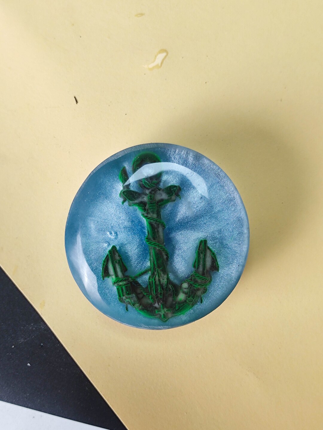 Glowing Anchor Grinder, Epoxy Herb Grinder, Birthday Gift - Etsy