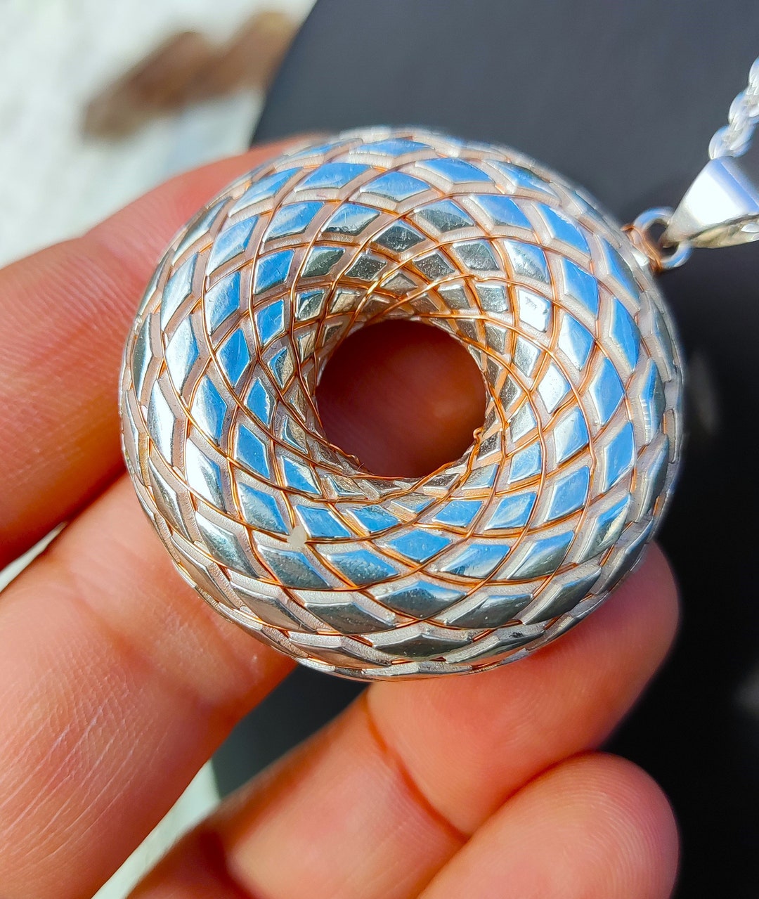 Rodin Coil Vortex Silver polished - Etsy