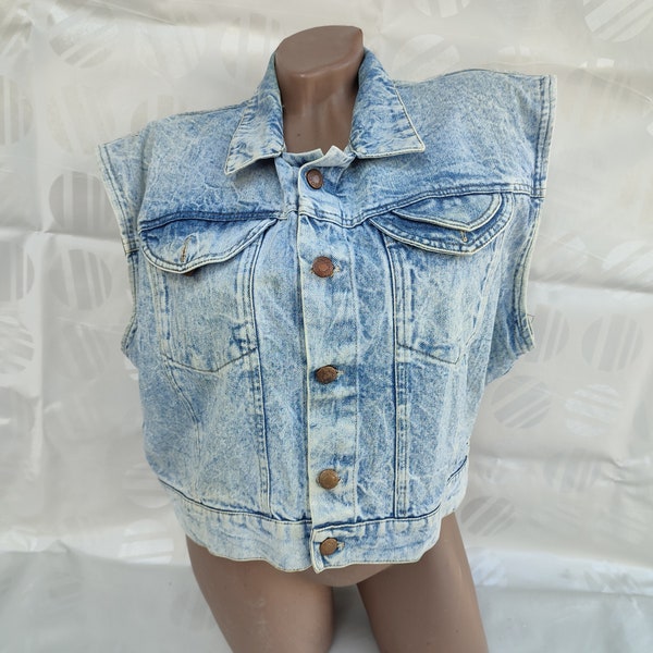 Denim Vest - Etsy