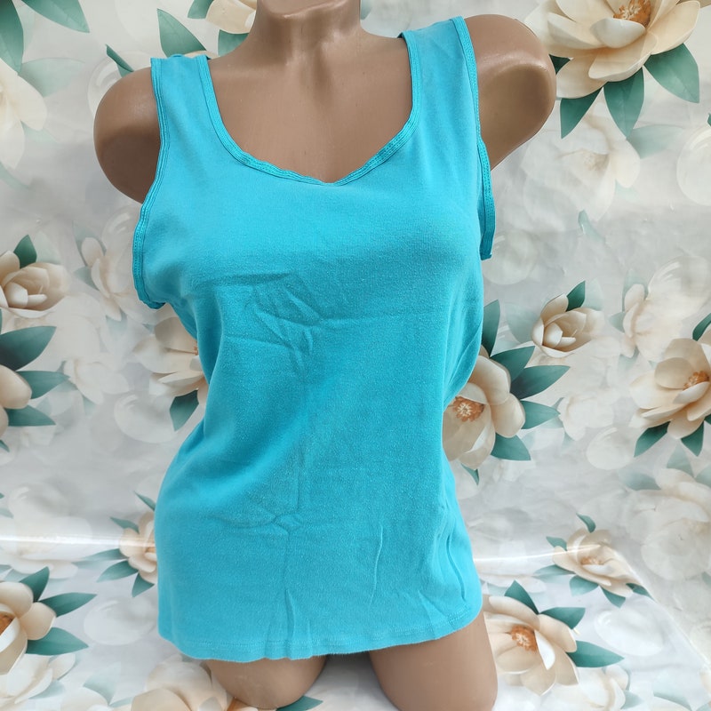 Turquoise Tank Top - Etsy