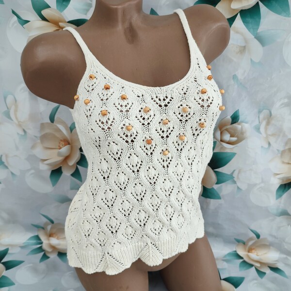 Beaded Tank Top - Etsy
