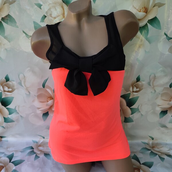 Neon Pink Tank Top - Etsy