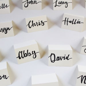Personalized Handwritten Calligraphy Place Cards - Etsy