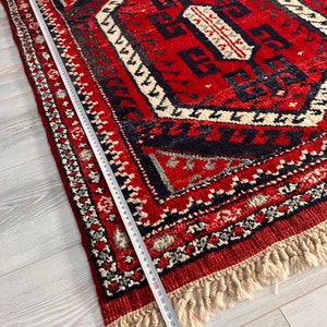 3X3 Ft Square Vintage Hand Knotted Turkish Accent/scatter/small Rug ...
