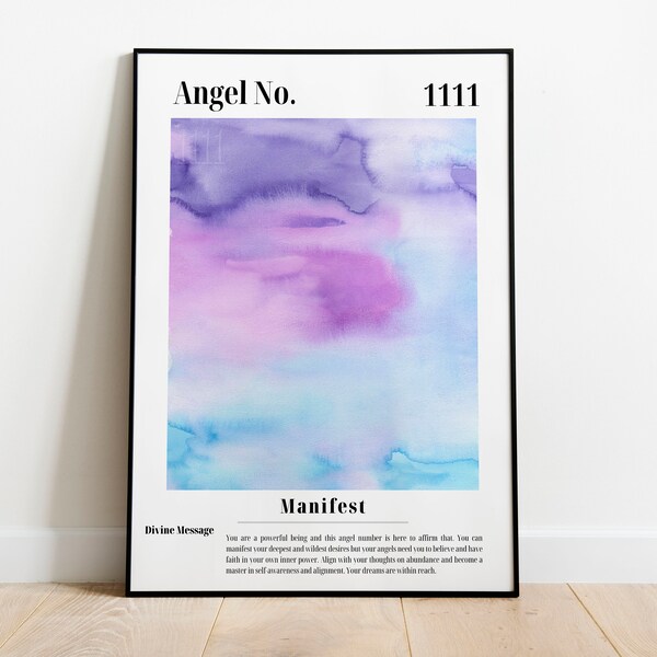 Number Poster - Etsy