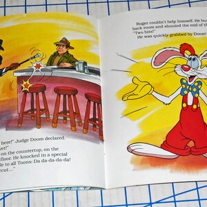 Disney Who Framed Roger Rabbit Make the World Laugh Book 1988 Amblin ...