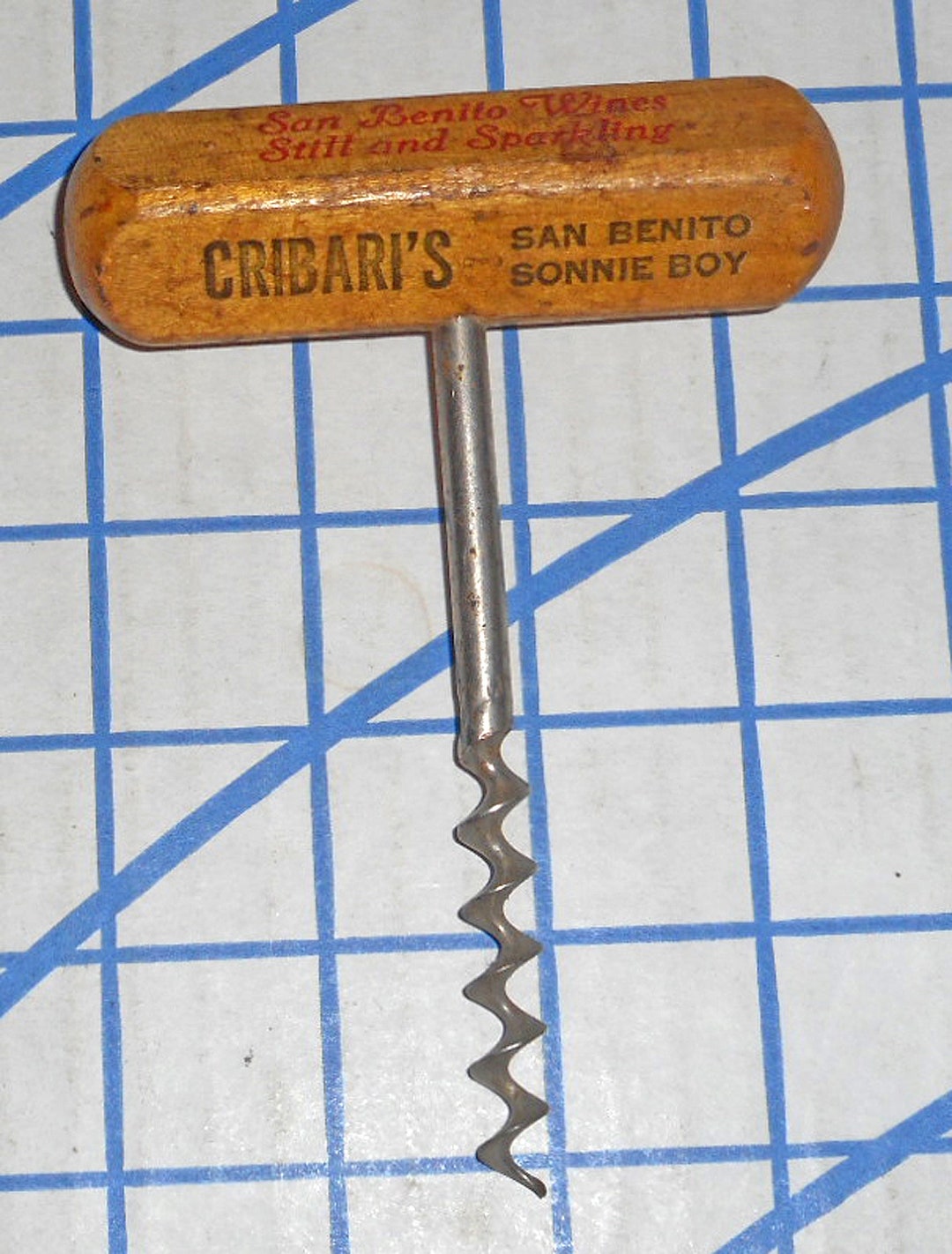 Vintage 1950s Cribari and Sons Sonnie Boy New York Corkscrew - Etsy