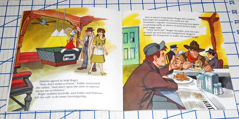 Disney Who Framed Roger Rabbit Make the World Laugh Book 1988 Amblin ...