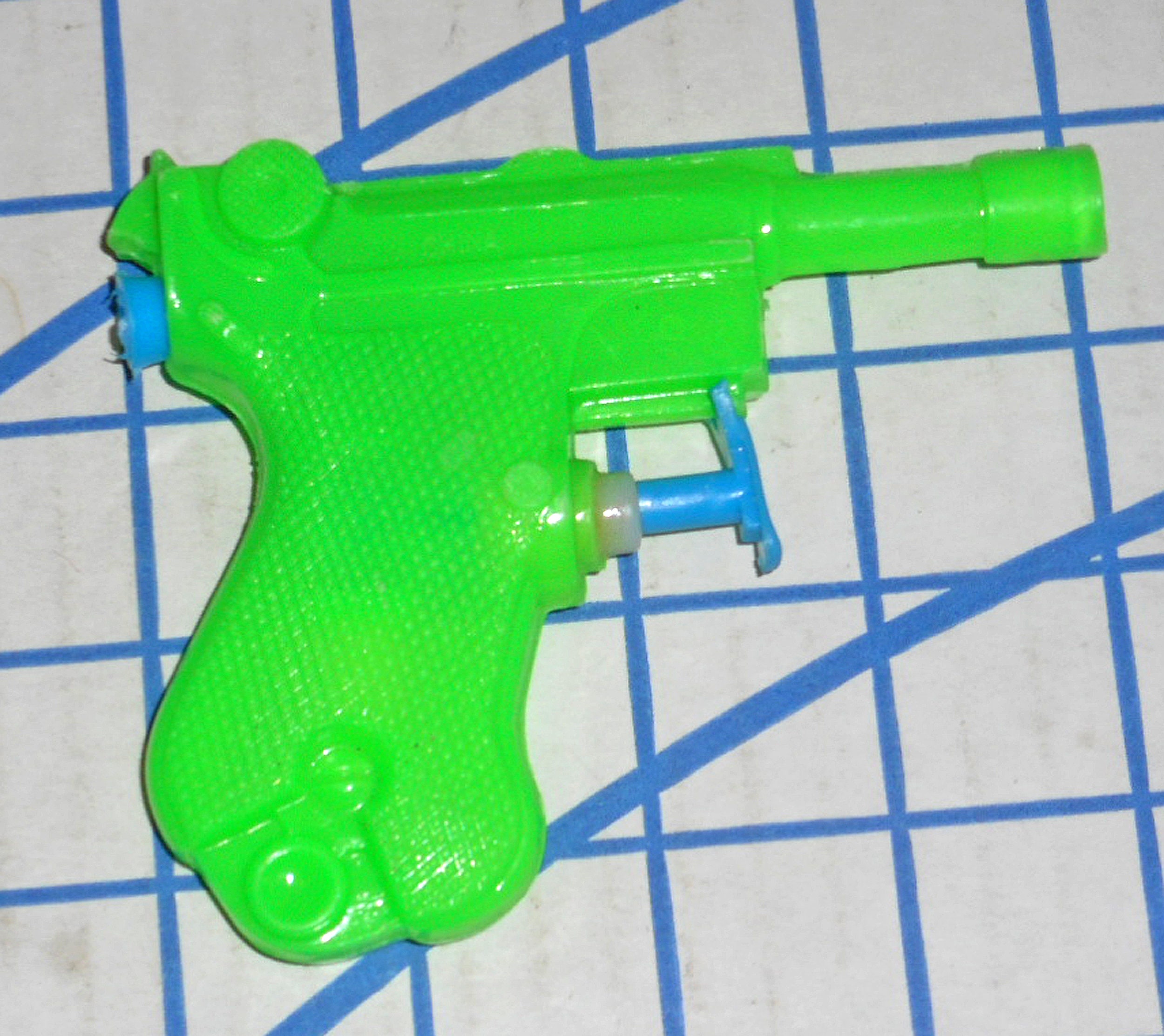 Park Plastics Small Luger Water Pistol 4 Inch Long Green Squirt Gun ...