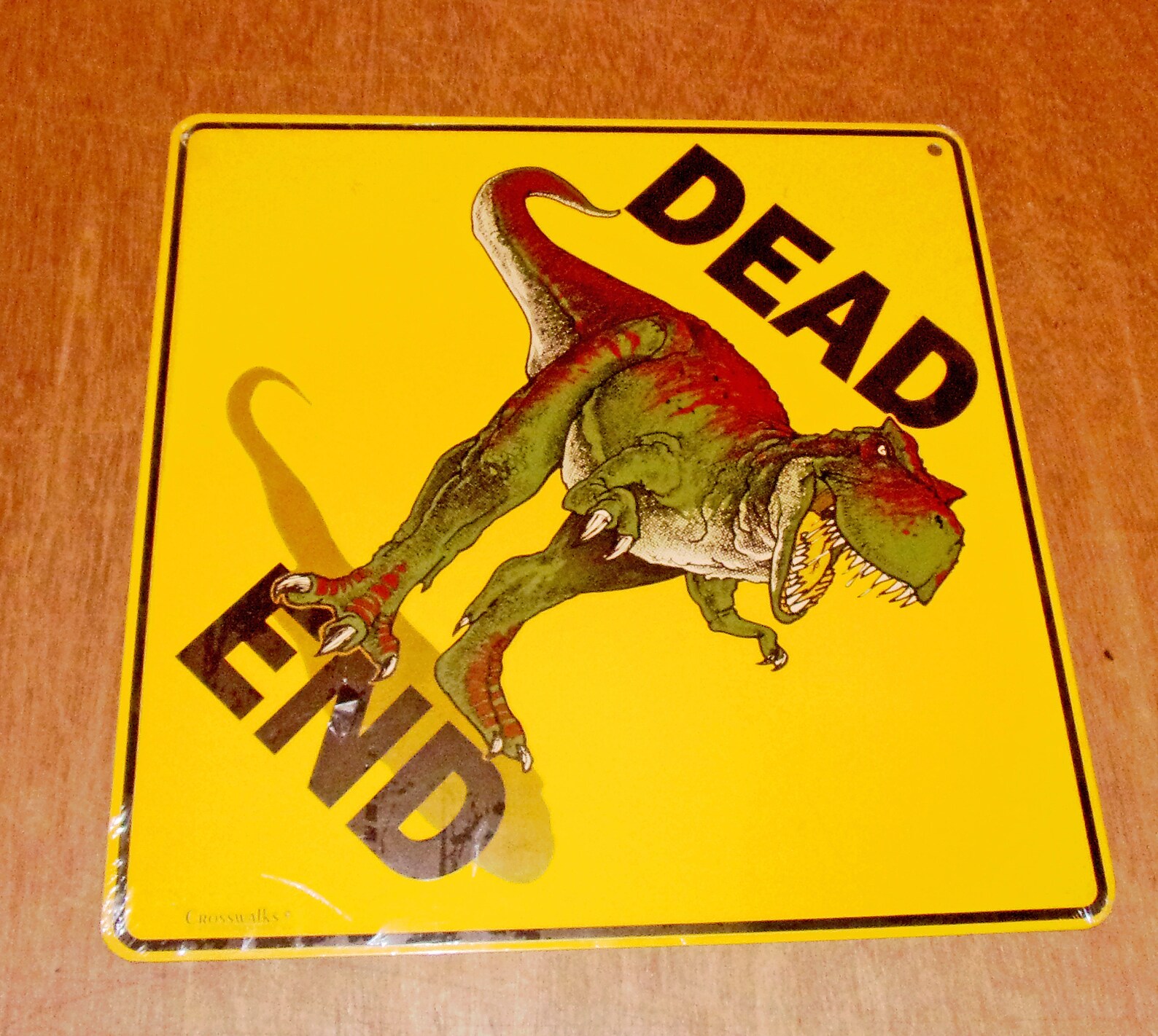 Tyrannosaurus T-Rex Dead End 12 X 12 Sign Crosswalks Atlas | Etsy