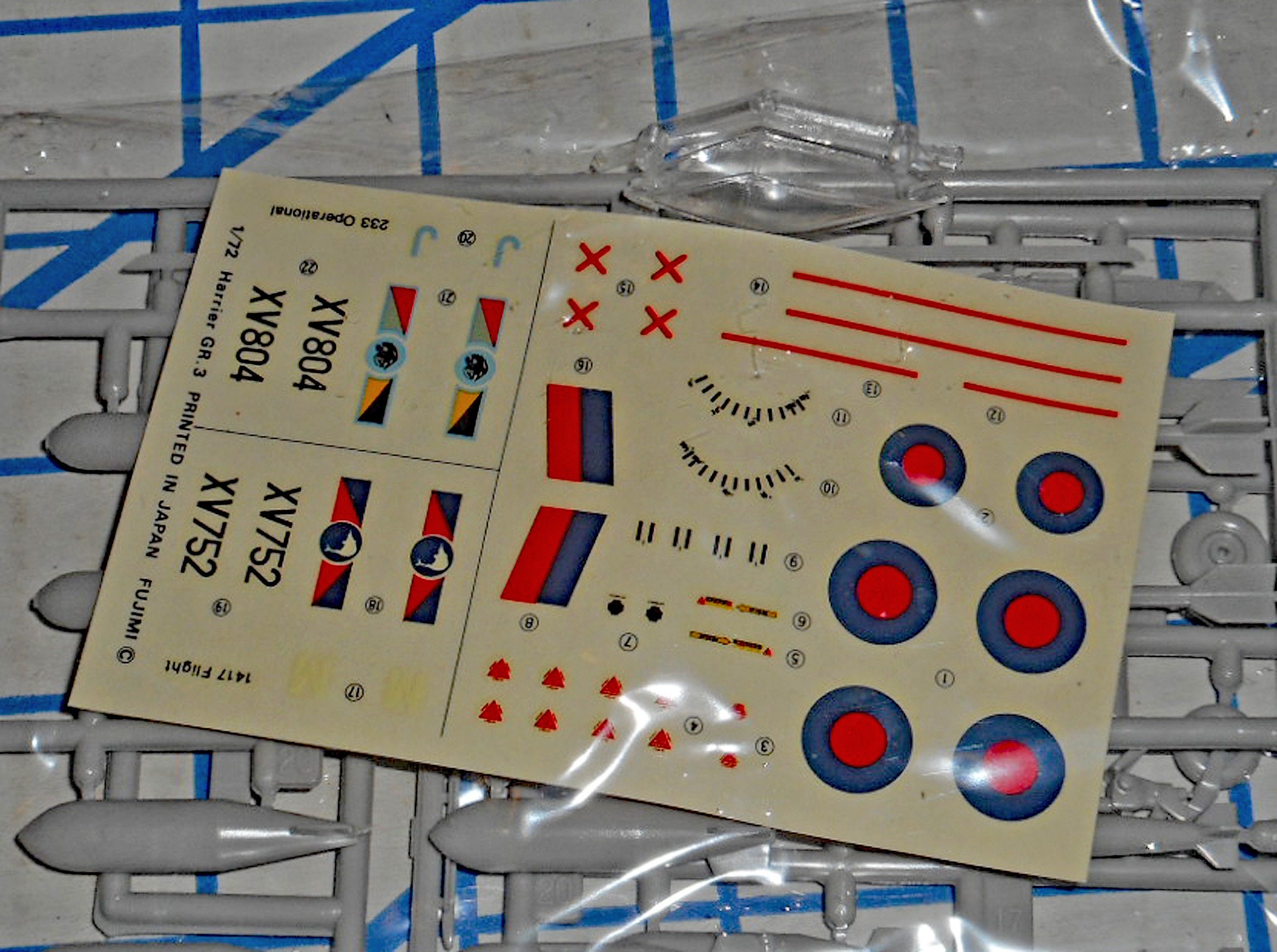 Fujimi British Aerospace GR-3 Harrier Jet Fighter 1:72 Scale - Etsy