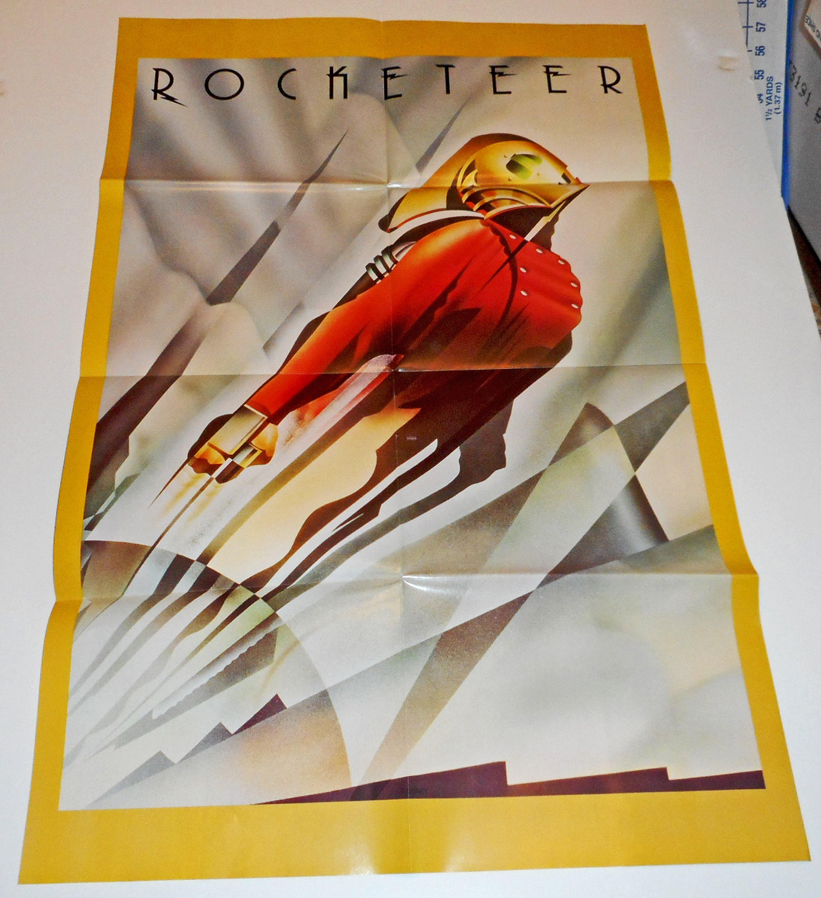 Vintage Disney the Rocketeer Movie Poster Book 1991 Mint | Etsy