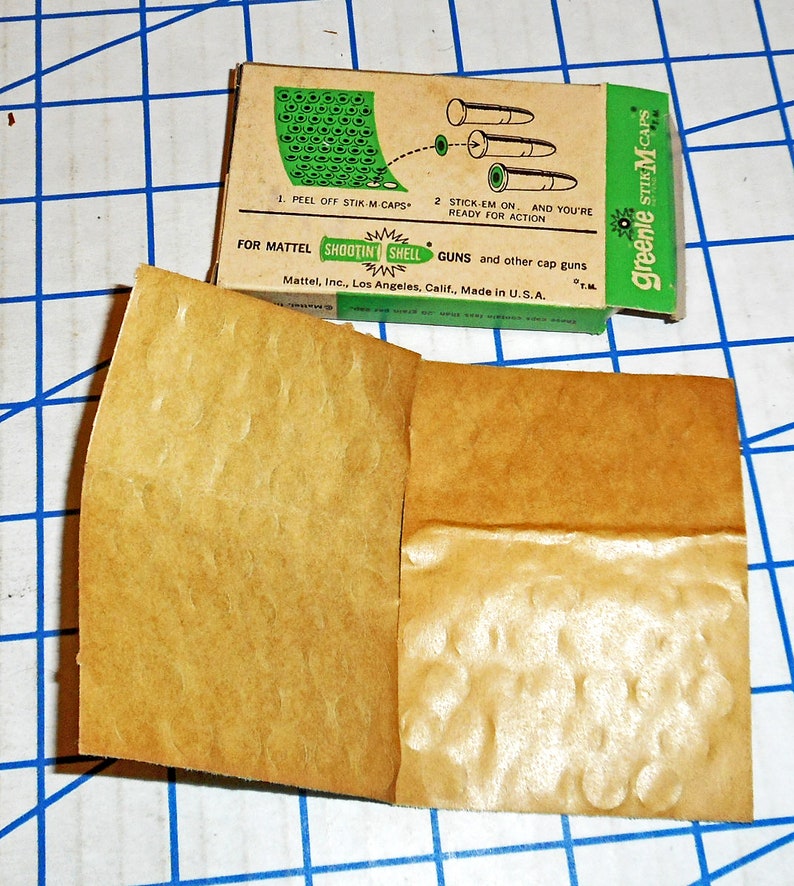 Mattel Greenie Stick-m-caps No. 633 for Shootin Shell Cap - Etsy