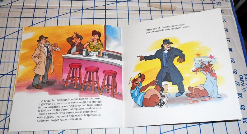 Disney Who Framed Roger Rabbit Make the World Laugh Book 1988 Amblin ...