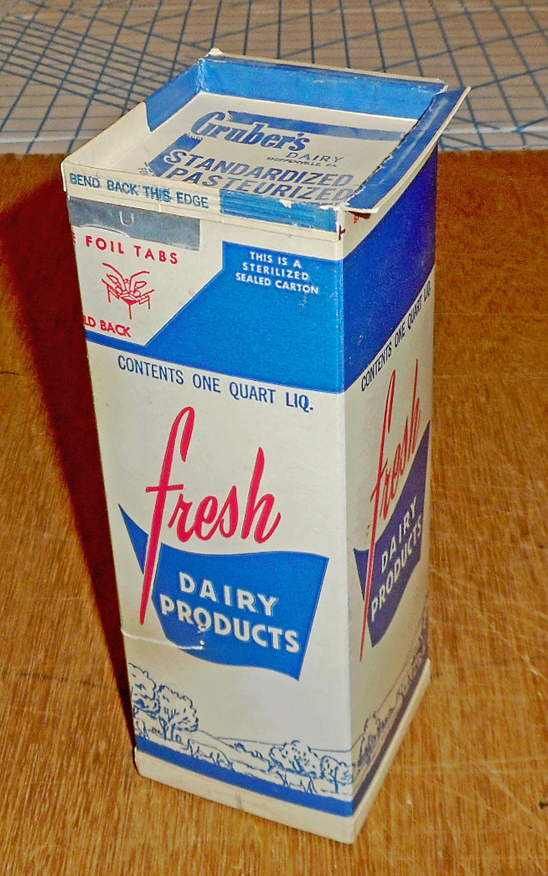 Quart Of Milk Carton