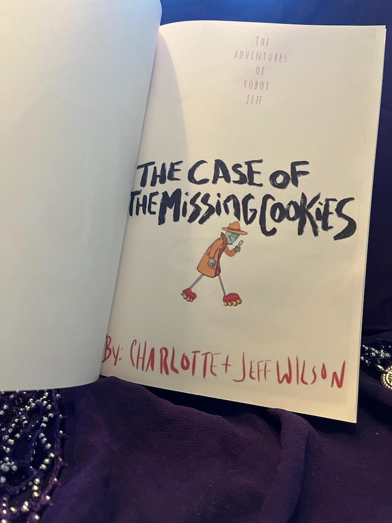 Robot Jeff and the Case of the Missing Cookies - Etsy