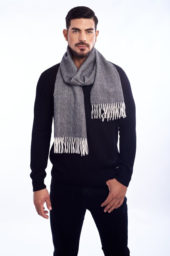 Black and cream scarf store