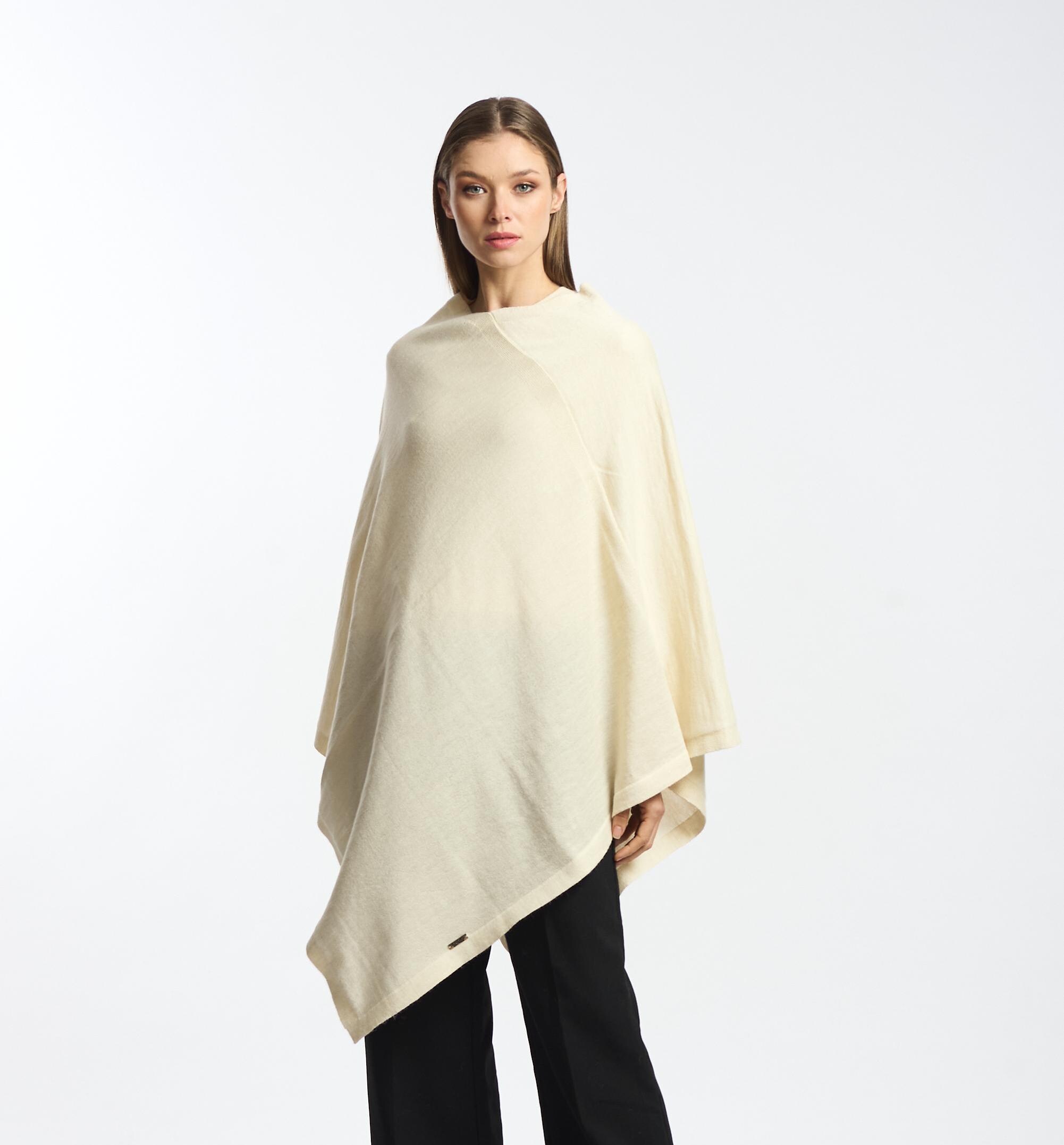 100% Baby Alpaca Poncho, Plain Knit Poncho, Women's Poncho, Classic ...