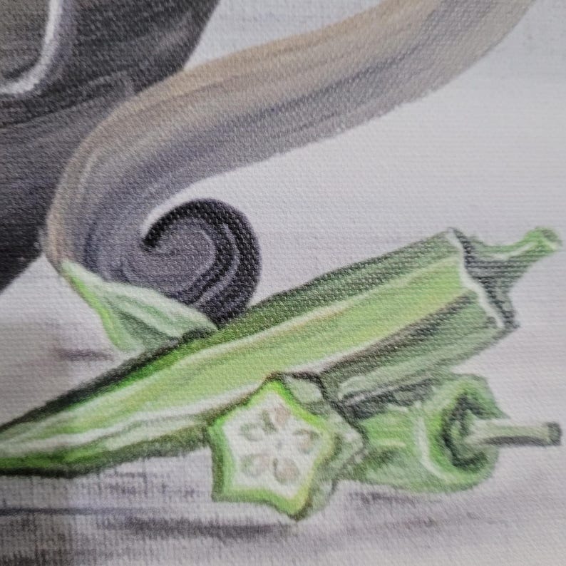 Cajun Gumbo Art Print: Signed Louisiana Kitchen Decor - Etsy