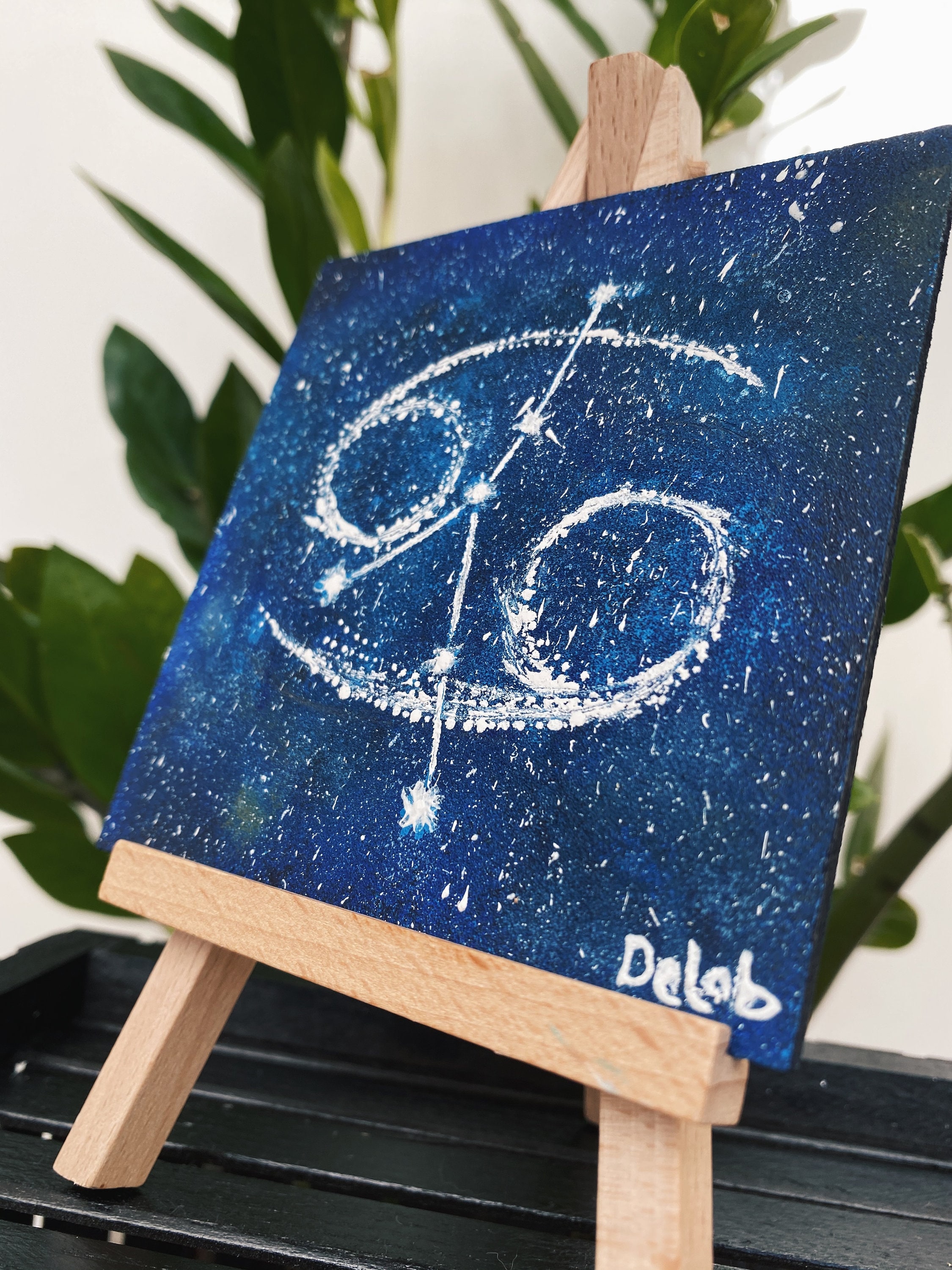 CANCER Zodiac Sign Art Custom Astrology Wall Art Cancer Zodiac Small ...