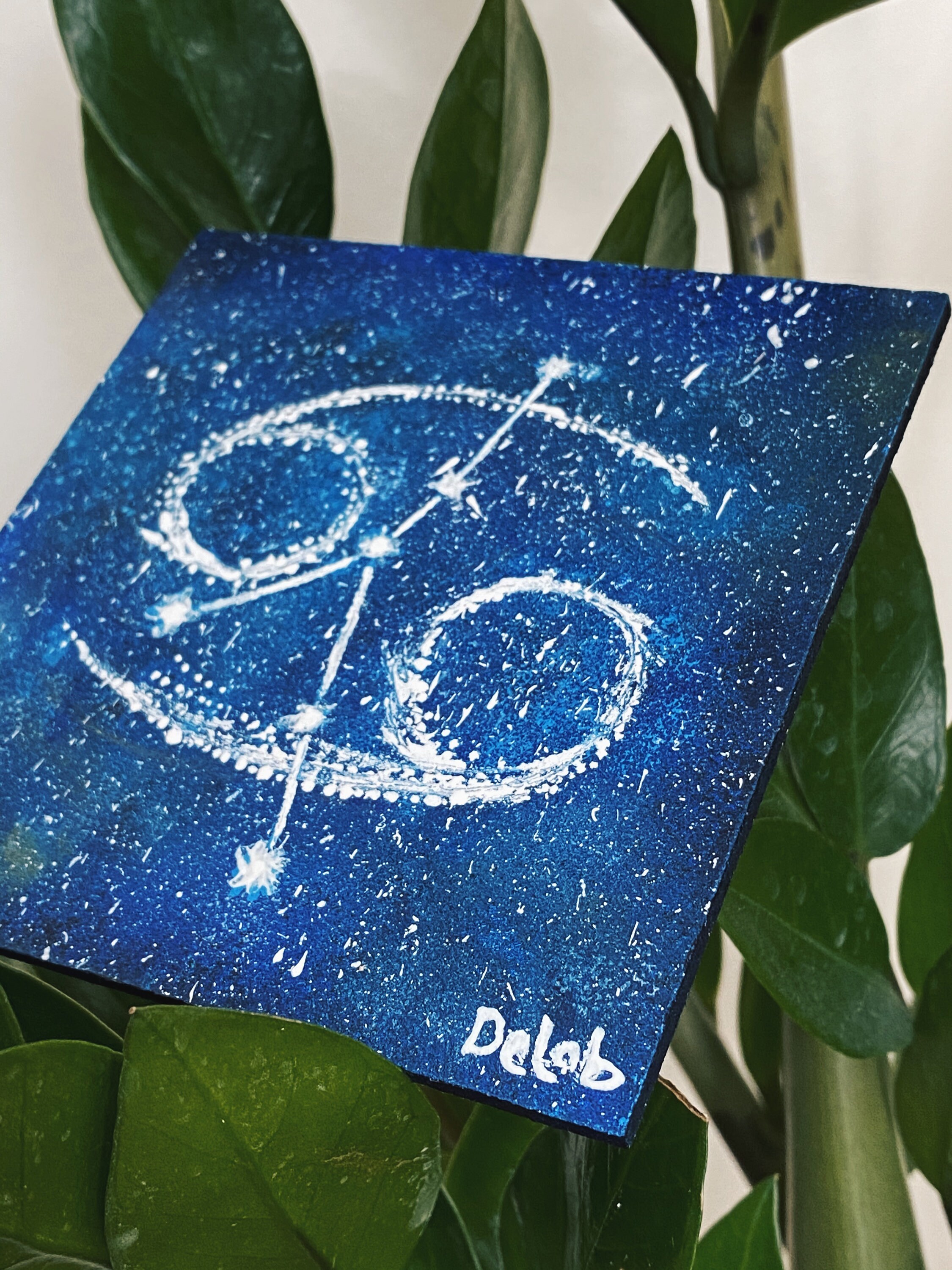 CANCER Zodiac Sign Art Custom Astrology Wall Art Cancer - Etsy