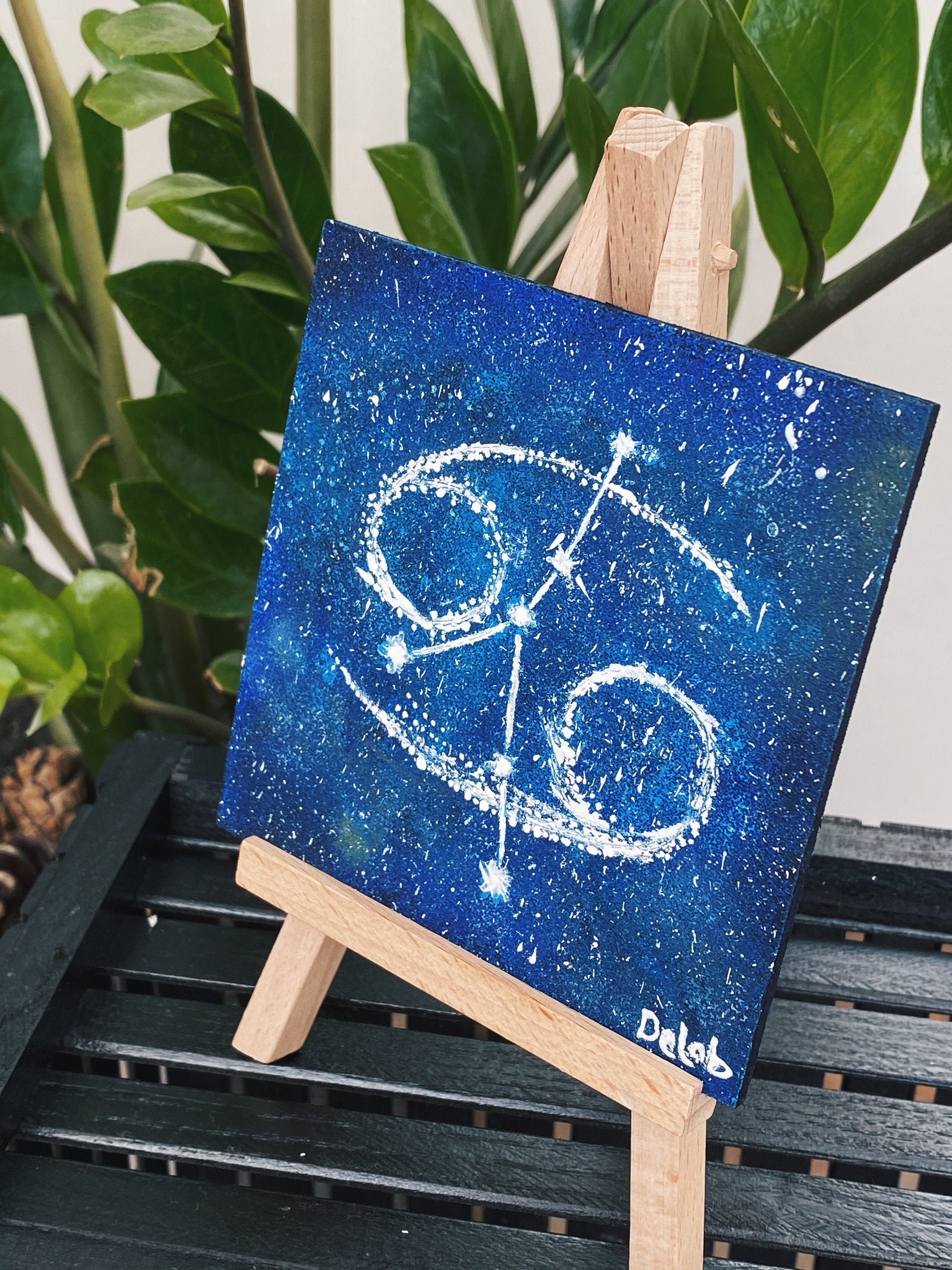 CANCER Zodiac Sign Art Custom Astrology Wall Art Cancer Zodiac Small ...