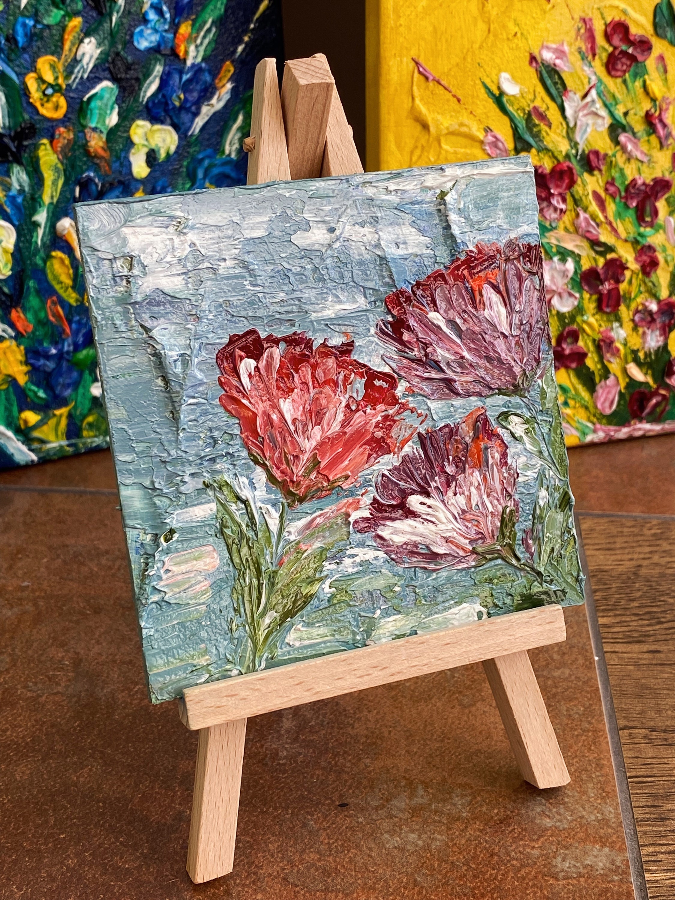 Miniature Paintings Of Flowers