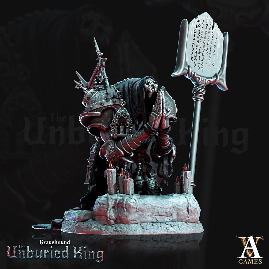 Fulgor Mortis 4 Poses Gravebound the Unburied King Archvillain Games ...