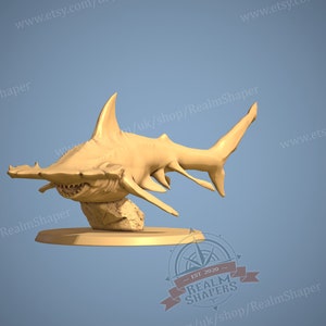 Hammerhead Shark Lord of the Print Pathfinder Dungeons & Dragons ...