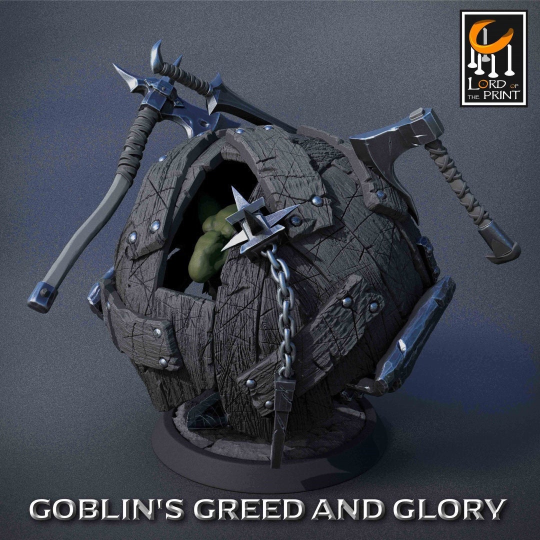 Goblin Tank Pack 3 Poses Goblin's Greed and Glory - Etsy
