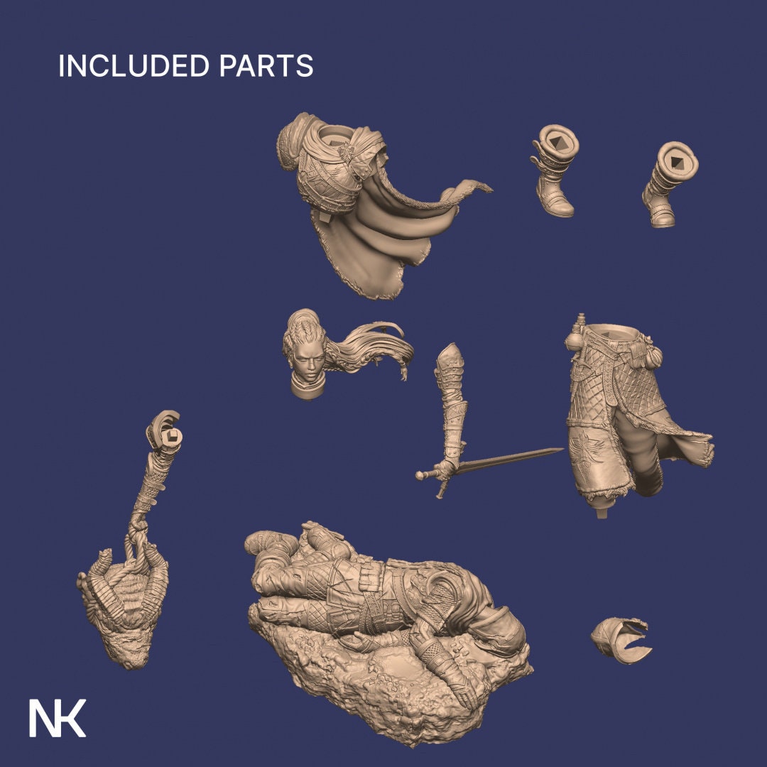 Kalia the Monster Hunter Nerikson Ernest Nemirovskiy - Etsy