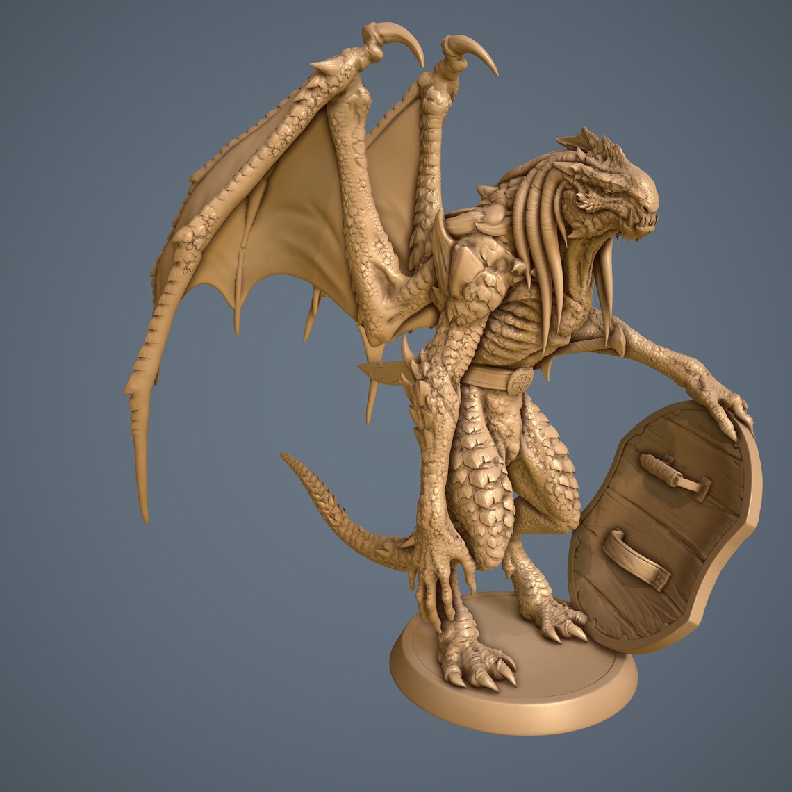 Green Abishai Dragon Miniature Lord of the Print - Etsy Finland