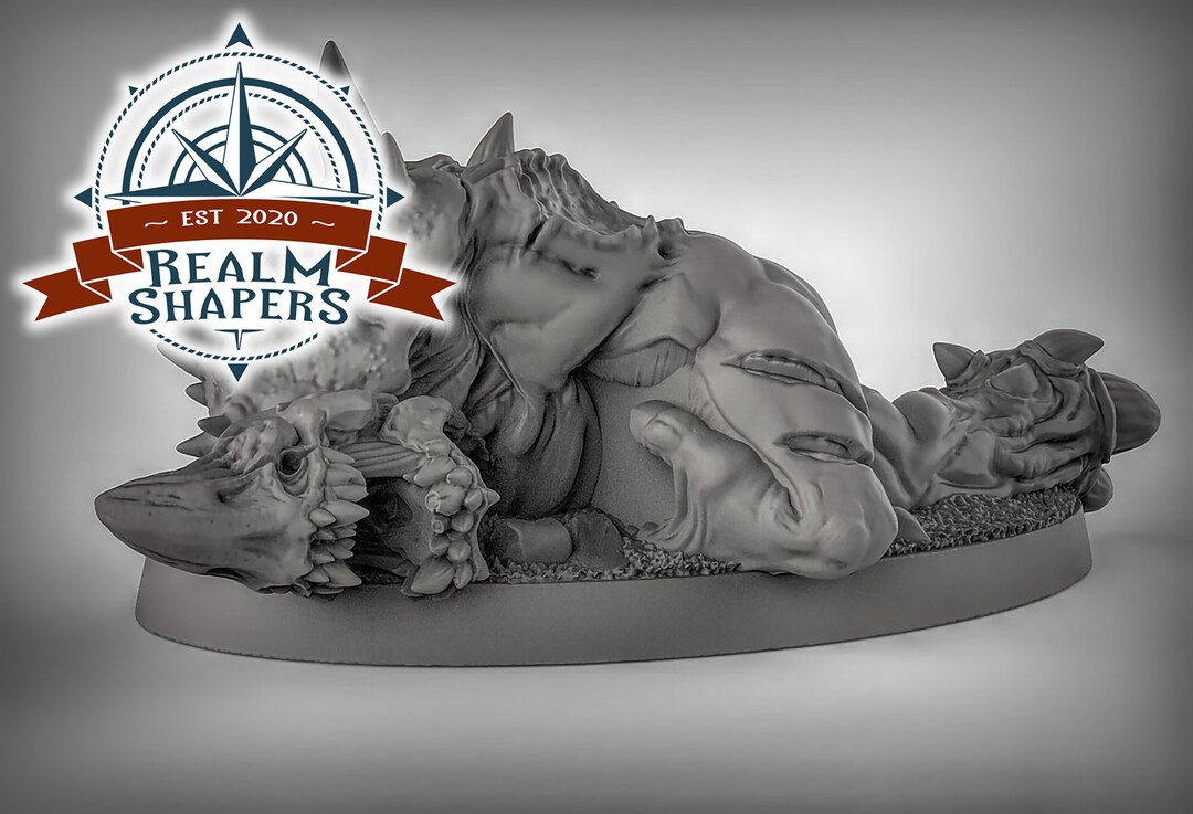 Miniature Bases Dead Monster Base 25mm to 65mm - Etsy