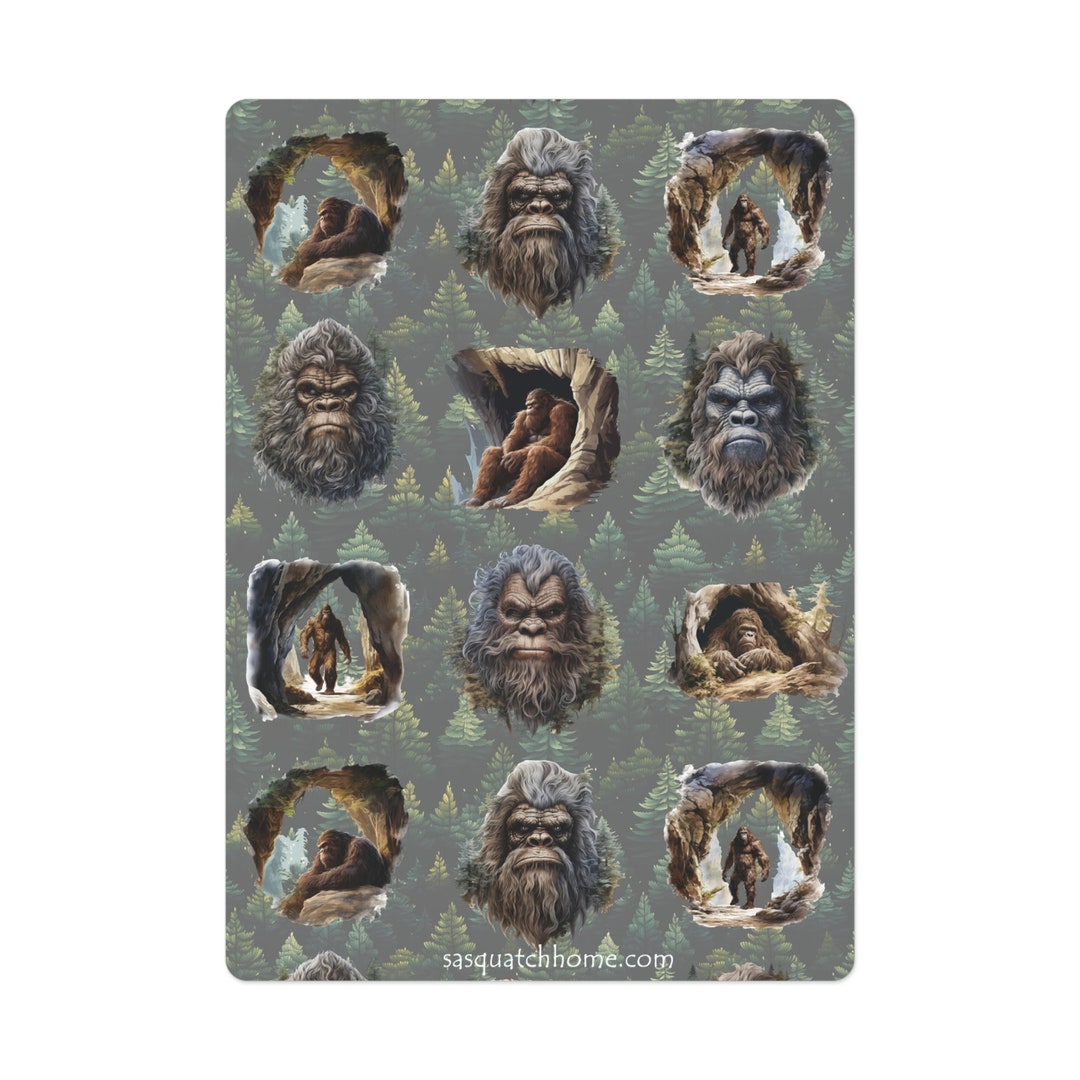 Sasquatch Bigfoot Themed Poker Cards - Etsy