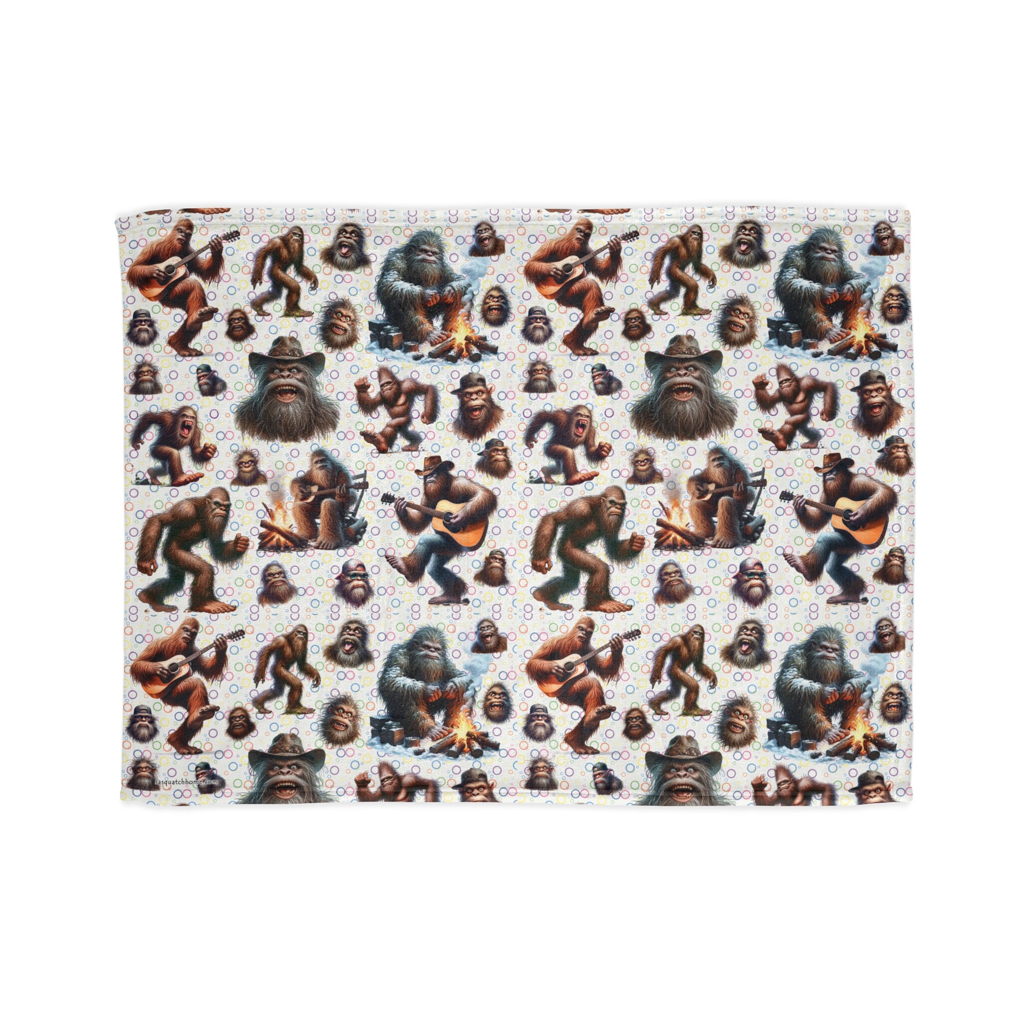 Sasquatch Bigfoot Crazy Squatches Soft Polyester Blanket 3 Sizes - Etsy