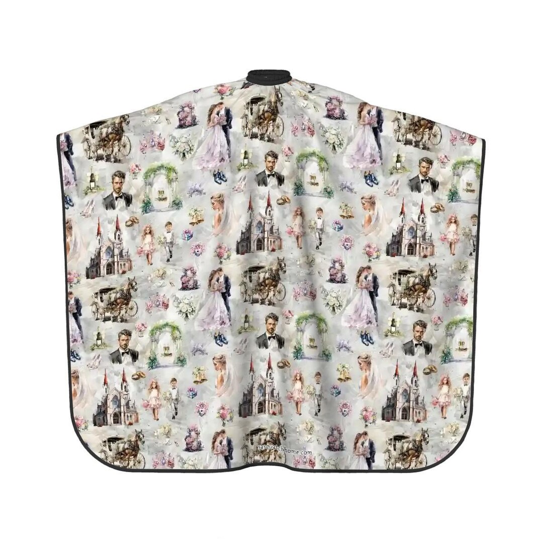 Many Awesome Designs Adult Hair Cutting Cape, Aliens, Military, Wedding ...