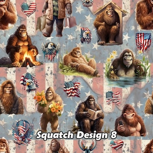 Bigfoot Sasquatch Cowboy, Western Quilt Cotton Fabric BULK ONLY 5 Yards ...