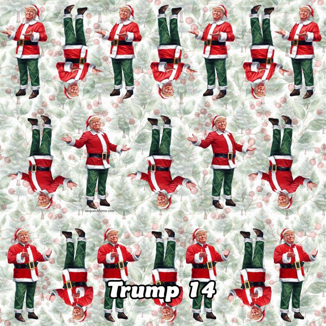 Donald Trump, MAGA, Christmas Quilt Cotton Fabric BT Yard - Etsy