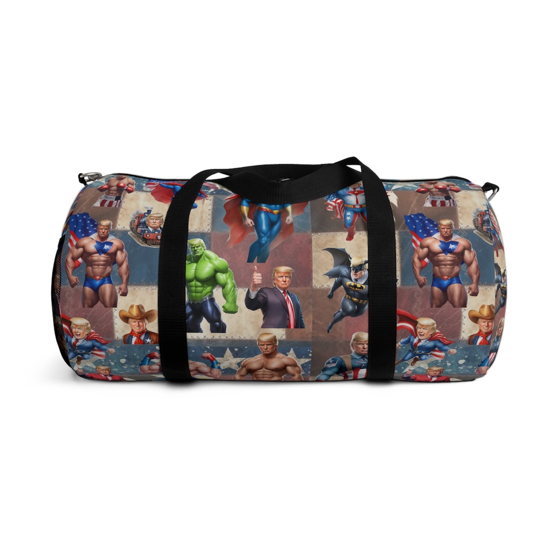 Donald Trump Collage Duffel Bag - Etsy
