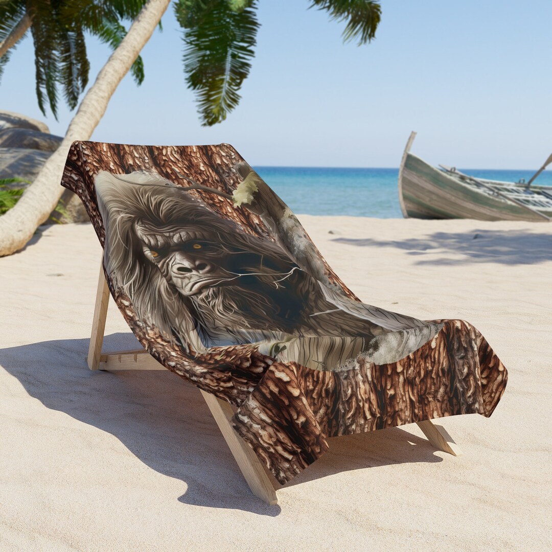 Scary Sasquatch Bigfoot Bath or Beach Towel - Etsy
