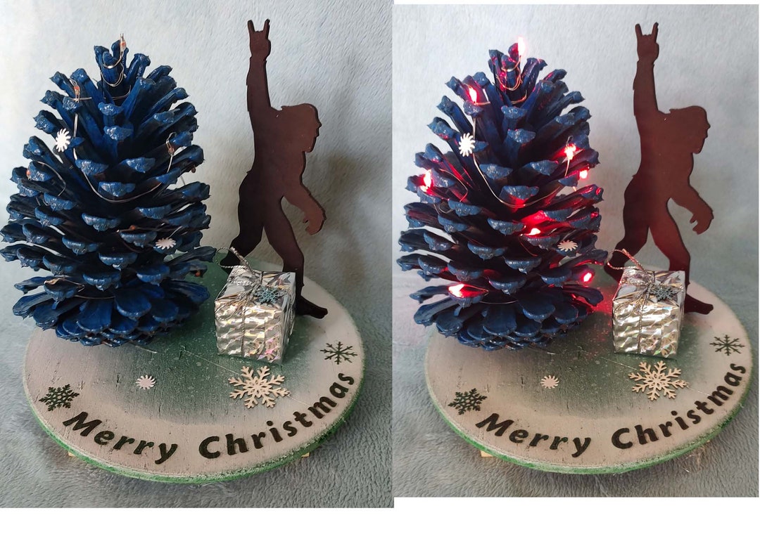 Sasquatch Seasonal Scenery Christmas Holiday Display - Etsy