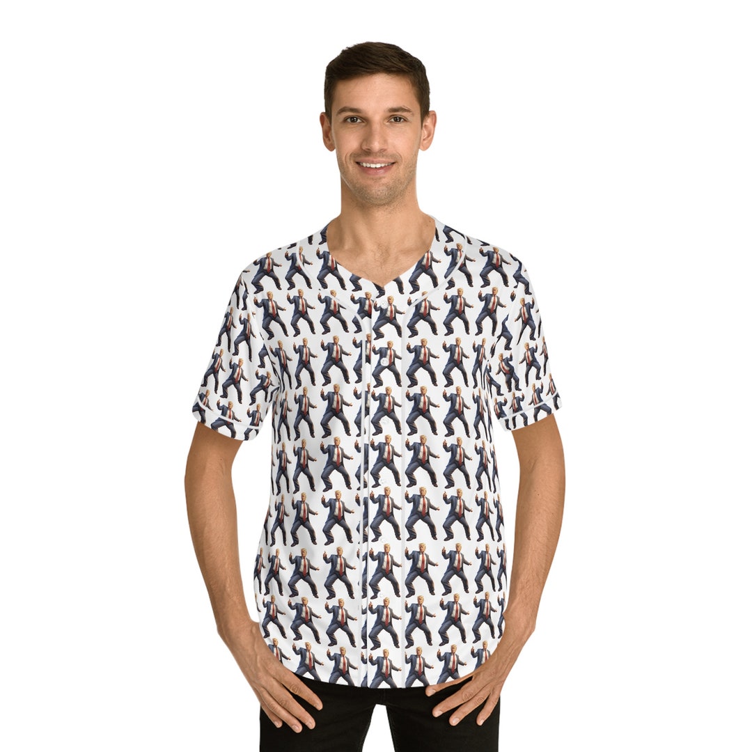 Donald Trump Dancing MAGA Sports Men's Baseball Jersey AOP - Etsy