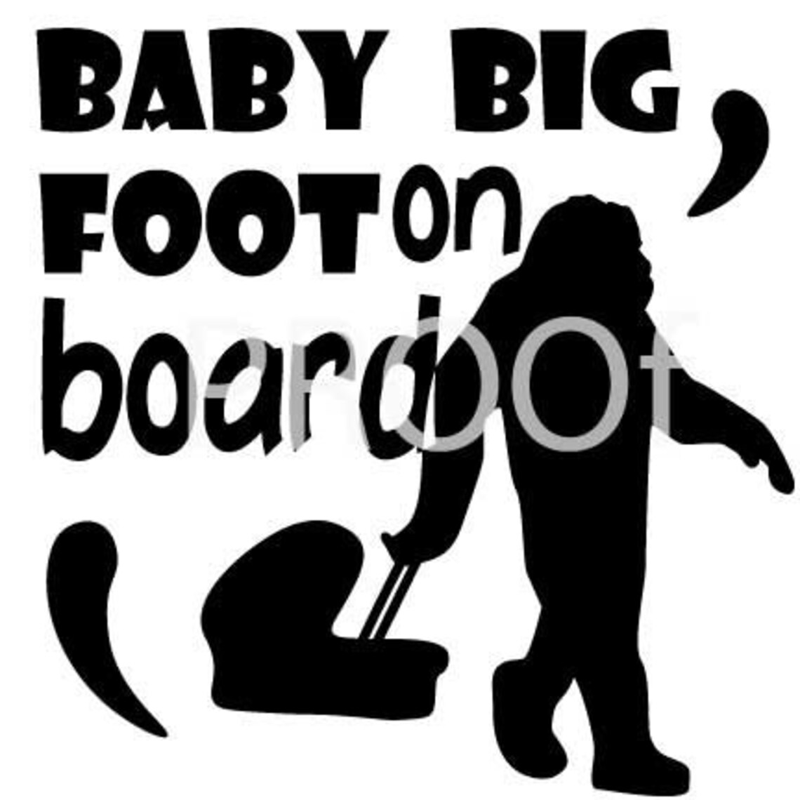 Big Foot / Sasquatch Funny Squatch 14 SVG, PNG, DXF & Pdf Formats - Etsy
