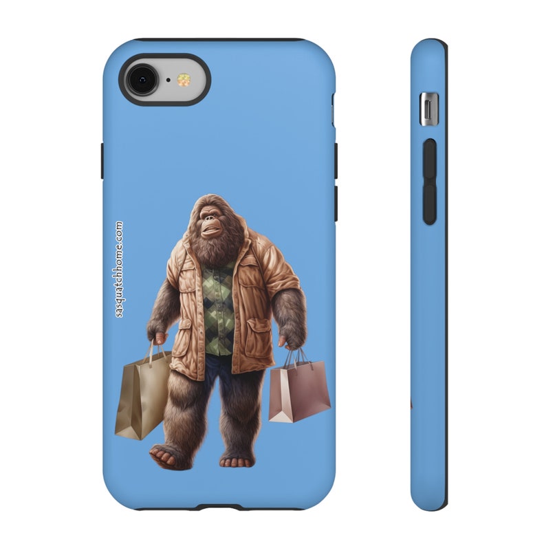 Shopping Sasquatch Bigfoot 2 Tough Cell Phone Cases Blue - Etsy