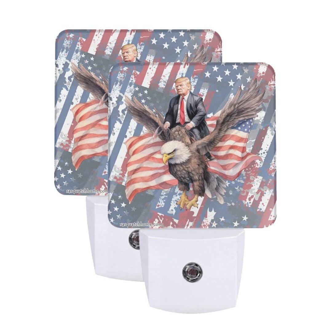 Donald Trump on Eagle Auto LED Night Light - Etsy