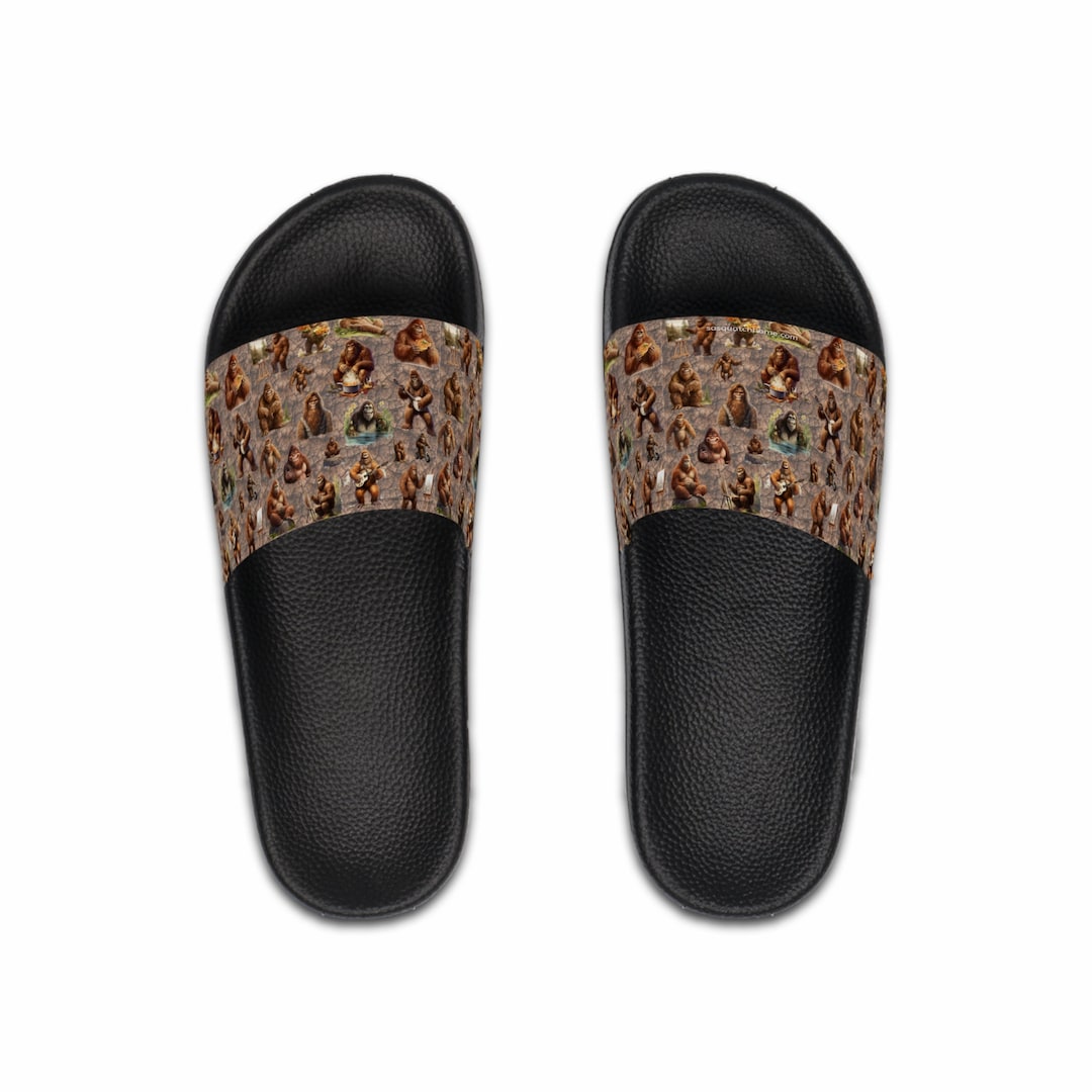 Sasquatch Bigfoot Men's Slide Sandals - Etsy