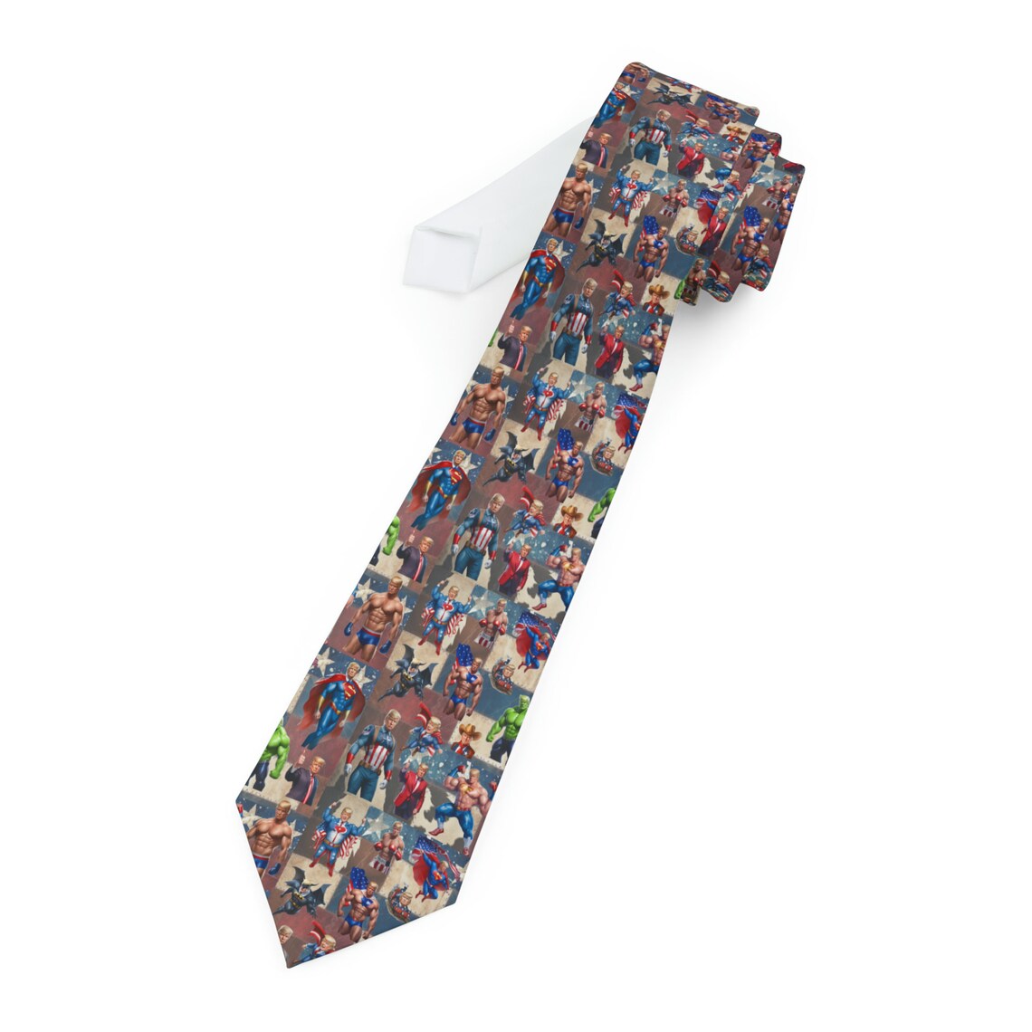 MAGA Donald Trump Collage Theme Collage Necktie - Etsy