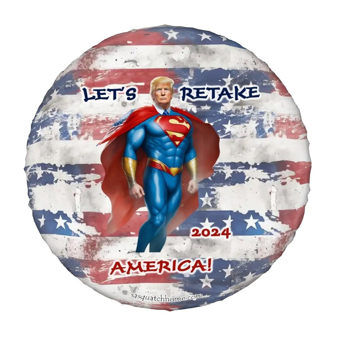 Donald Trump Superman Retake America Spare Tire Cover - Etsy