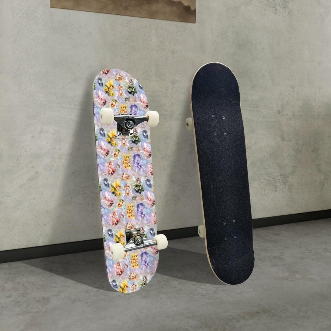 Fairy Designs, Complete 7 Layer Maple Wood Designer Skateboard – MADE ...