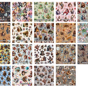 Bigfoot Sasquatch, Quilt Cotton Fabric - Etsy